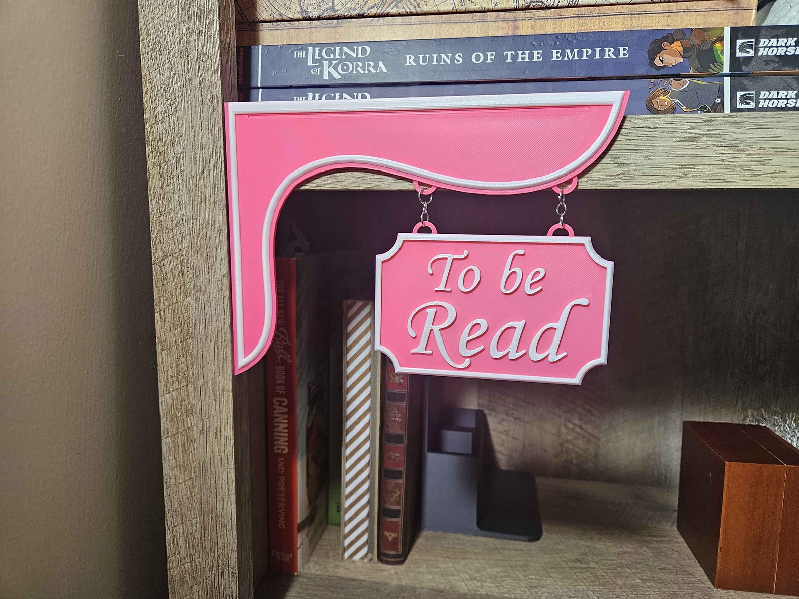 Hanging Bookshelf Sign Bookish Decor No Adhesive Smut ST Bookshelf ...
