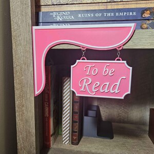 Hanging Bookshelf Sign Bookish Decor No Adhesive Smut ST Bookshelf ...