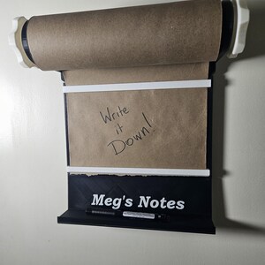 Custom Wall Hanging Note Taker – 9-inch Wide Paper Dispenser for ...