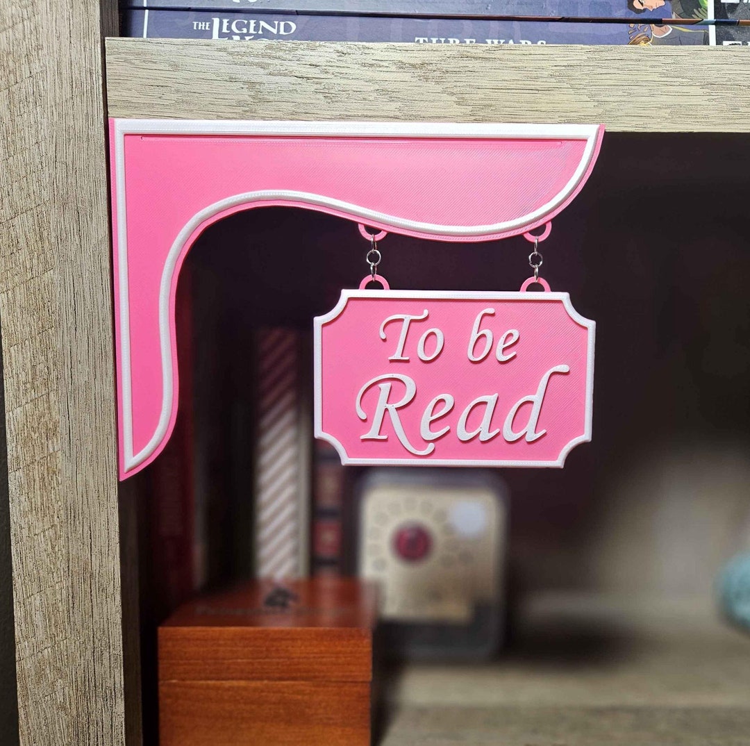 Hanging Bookshelf Sign Bookish Decor No Adhesive Smut ST Bookshelf ...