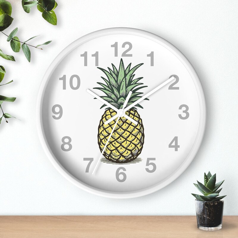 Pineapple Clock - Etsy