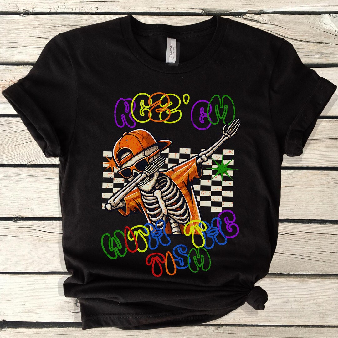 Rizz'em With the Tism Funny Skeleton Tee Funny Autism Skeleton T Shirt ...