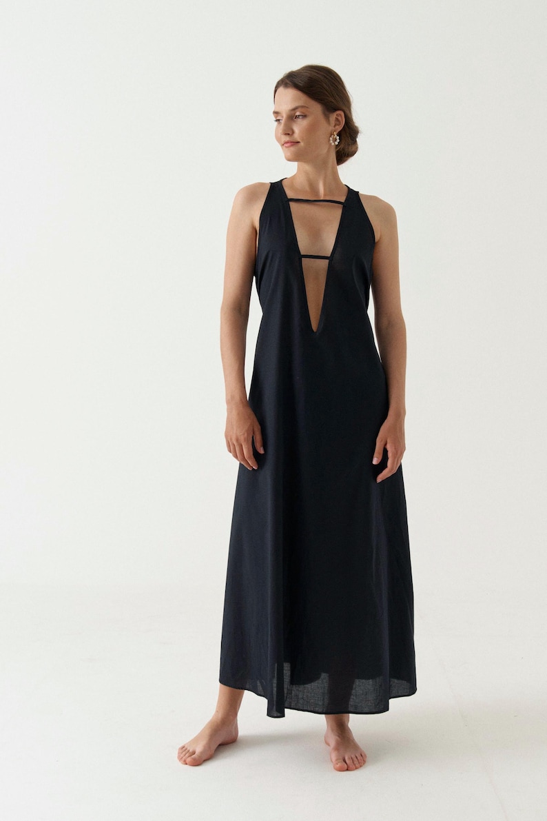 Open Front Dress - Etsy