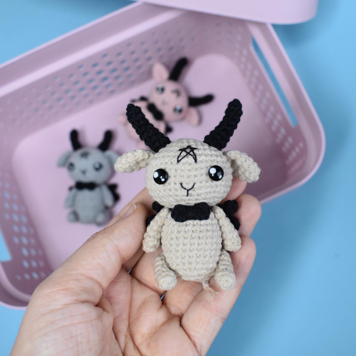 Baby Baphomet Easy Crochet Amigurumi Pattern PDF - Etsy