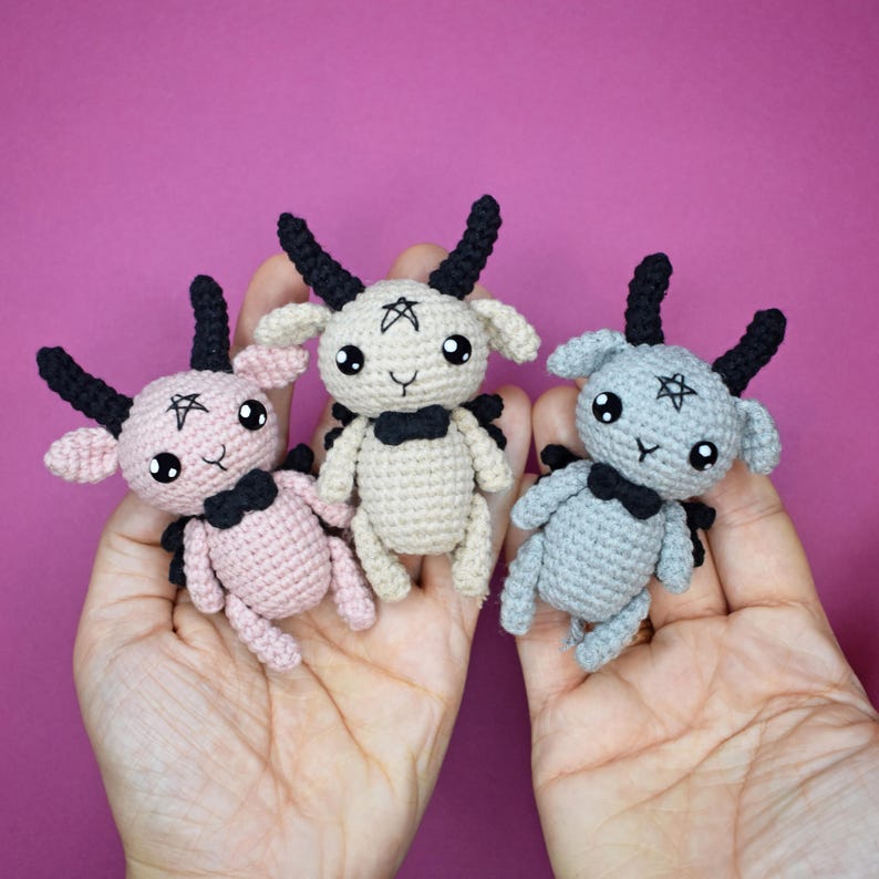 Baby Baphomet Easy Crochet Amigurumi Pattern PDF - Etsy