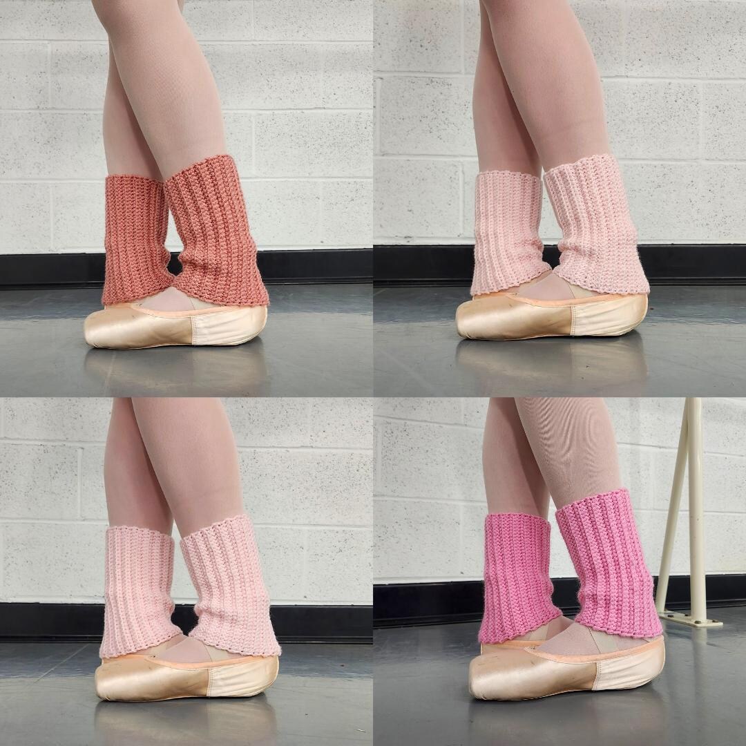 Pink Crochet Ankle Warmers - Falling Into Pink Collection - Short Leg ...