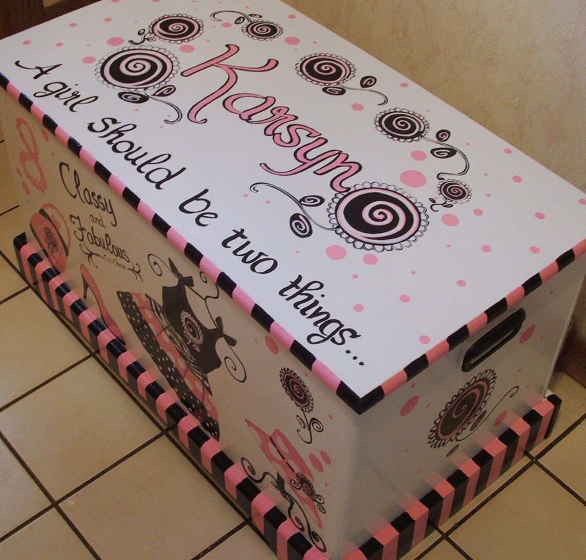 Glamour Girl Toy Chest Custom Designed - Etsy