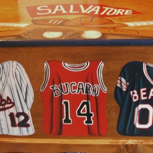 Sports Jersey Toy Box Designed With Your Sport Wooden | Etsy