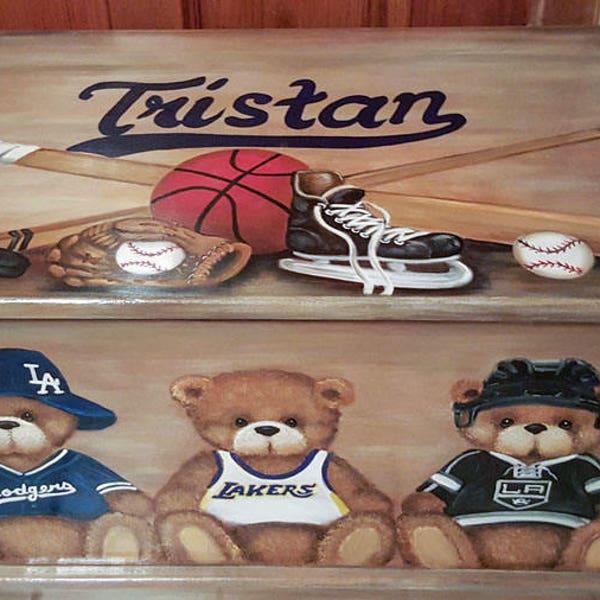 Wooden Chest Teddy Bear - Etsy