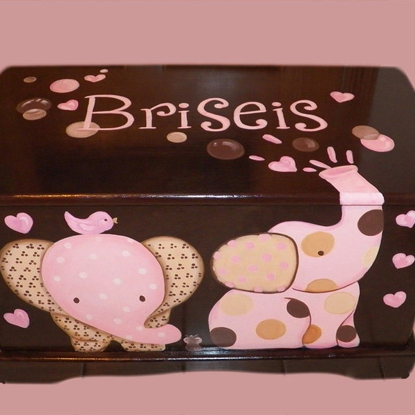 Espresso Toy Box - Etsy