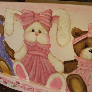 Teddy Bear and Bunny Dress-up Toy Box Done With Monogram or - Etsy