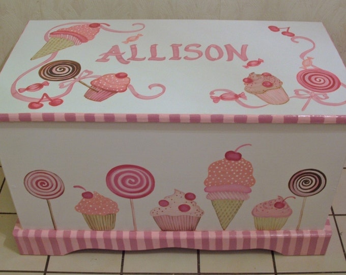 SWEETIE... CUSTOM DESIGNED Toy Chest Designed From Your - Etsy