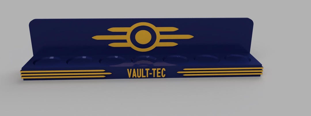 Fallout 4 Bobblehead Display Single Shelf **digital Download** - Etsy