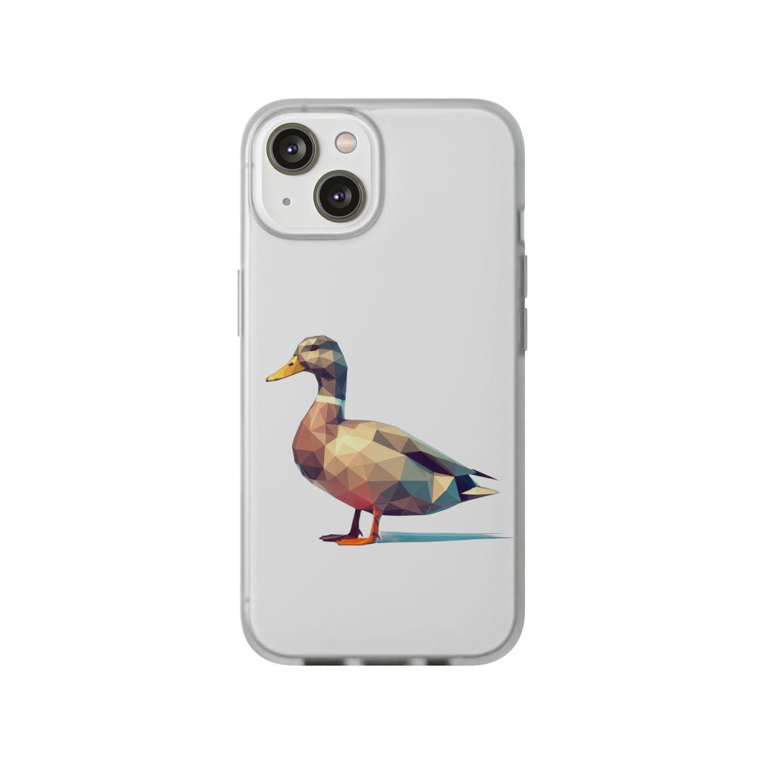 Duck Time Flexi Case for Phone, Cute Animal Lover Gift, Rubber ...