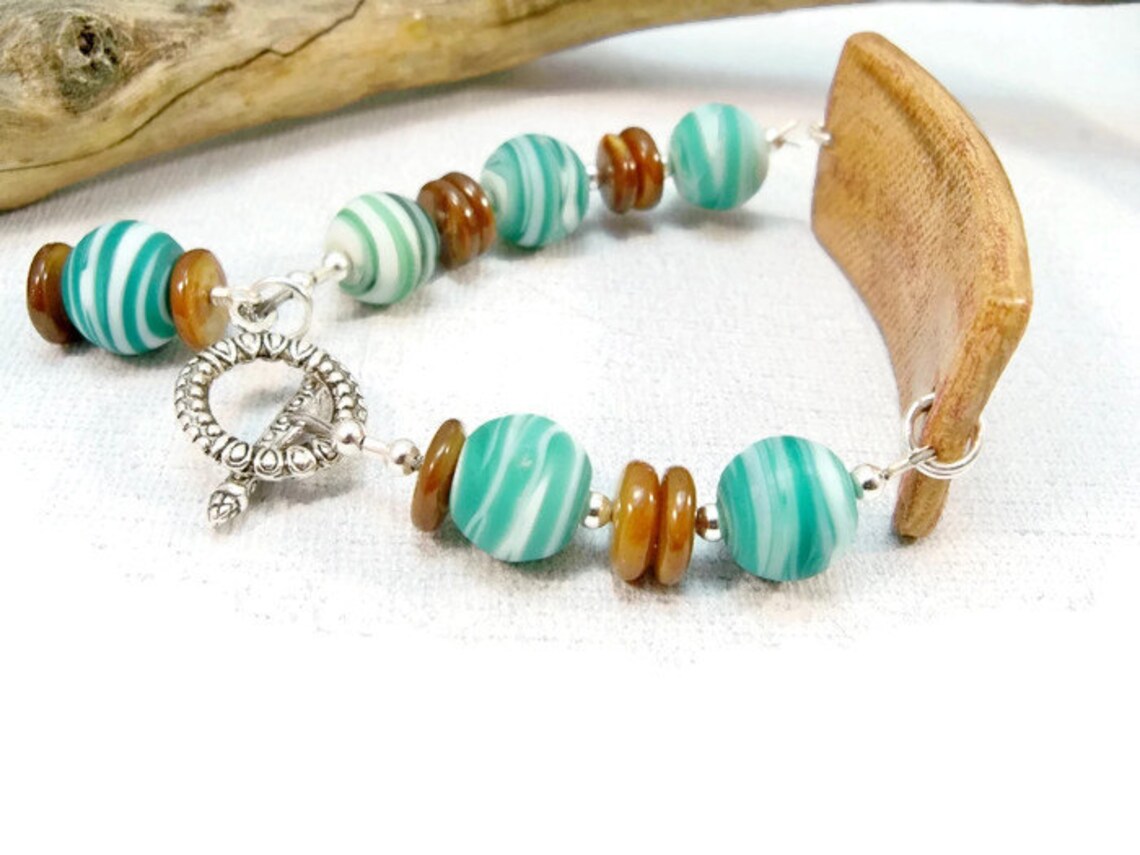 Country Western Jewelry, Pottery Cuff Bracelet, Cowgirl Bracelet, Rodeo ...
