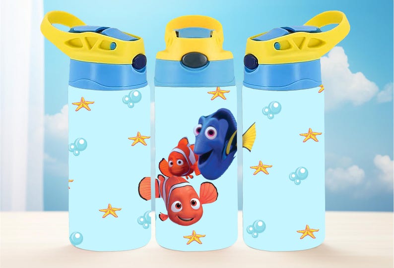 Finding Nemo Sublimated 12oz Water Bottle for Kids - Etsy