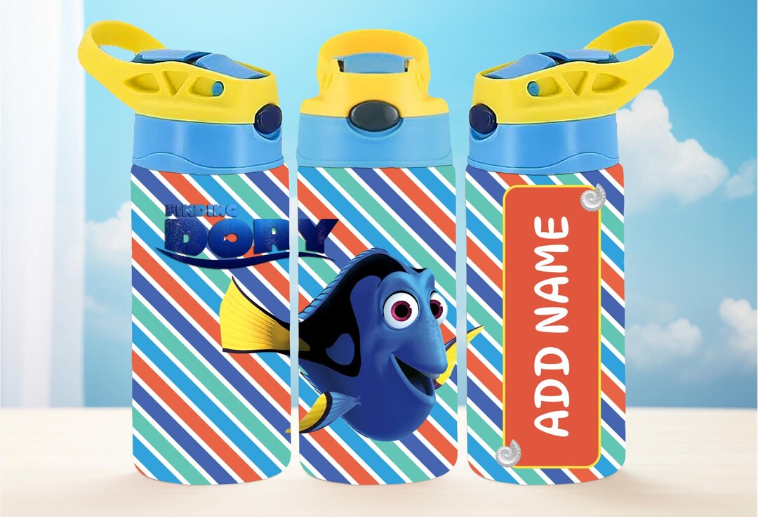 Custom Finding Nemo & Dory Kids Water Bottle - Personalized Aquatic ...