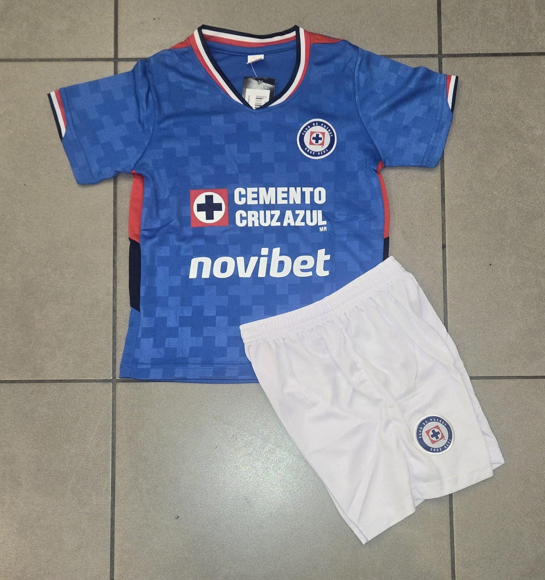 Kids Cruz Azul Blue Home Casa Premium Soccer Uniform 2026 - Etsy