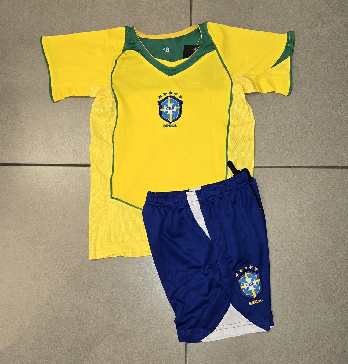 Kids Brazil Retro Ronaldinho Premium Soccer Uniform - Etsy