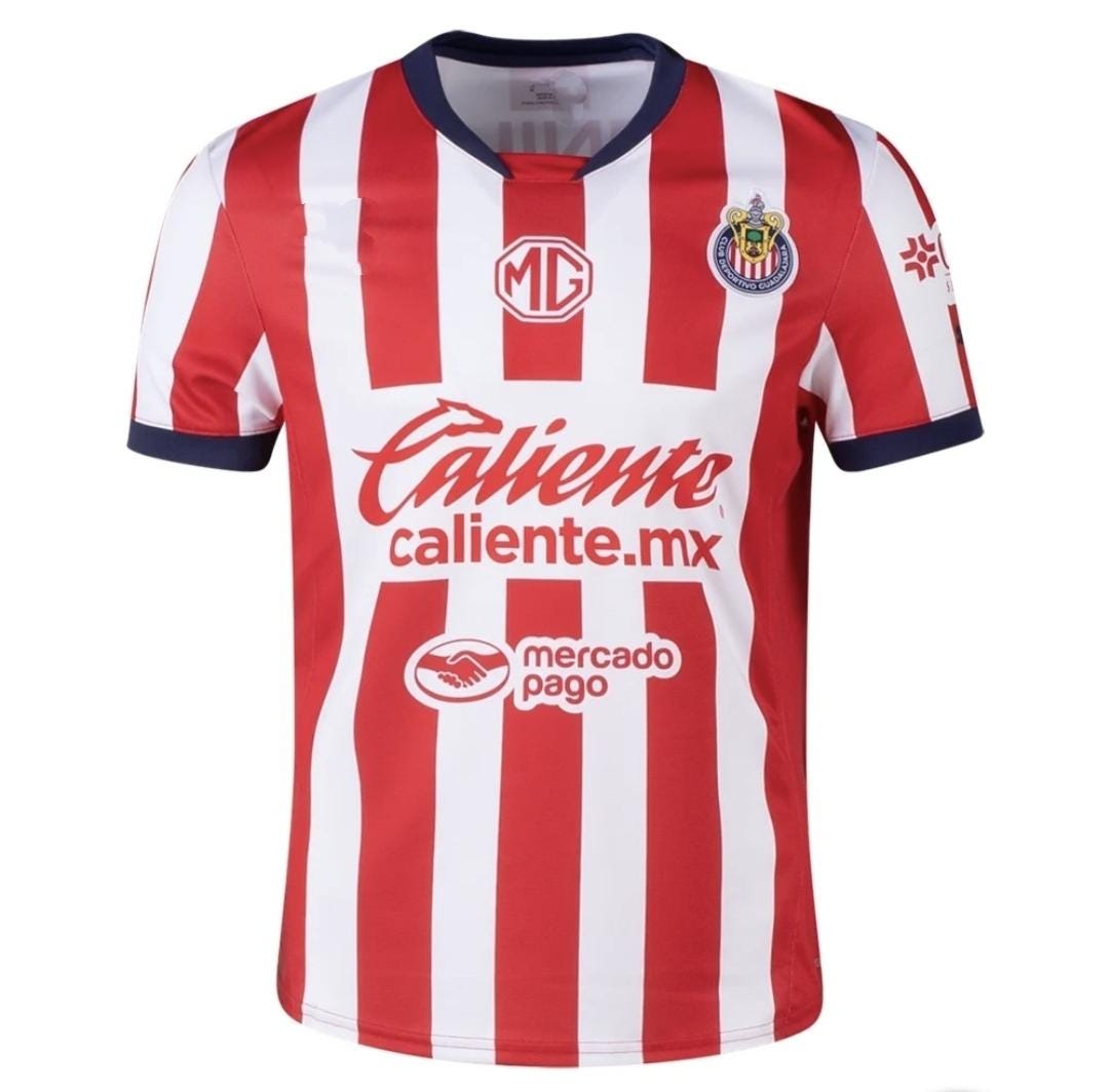 Chivas Home Red Roja Premium Soccer Jersey 2025 - Etsy