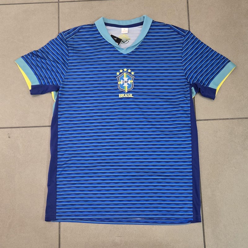 Blue Adults Brazil Jersey - Etsy