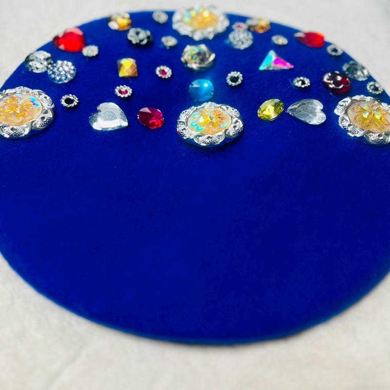 Embellished Beret - Etsy