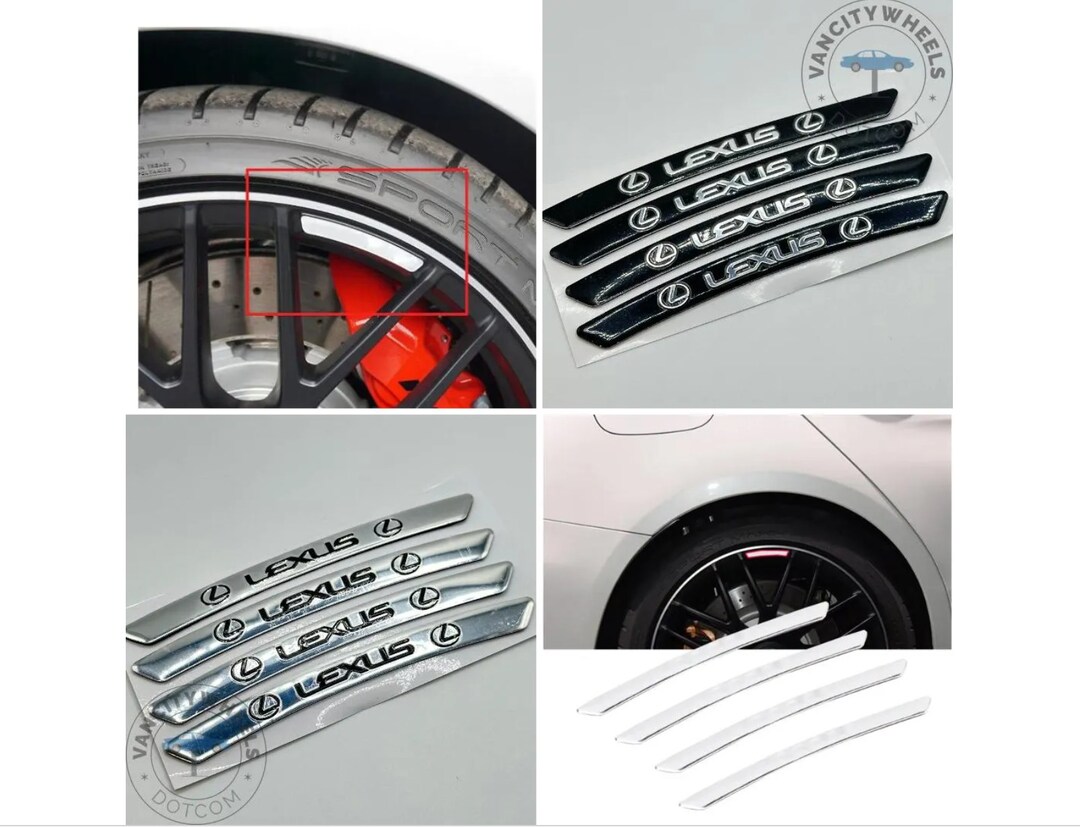 Lexus Wheel Sticker Rim Eyebrow, Tire Decorative for Lexus Car ...