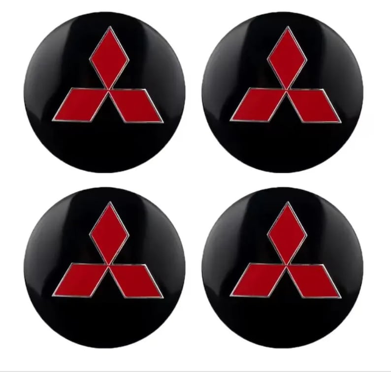 Mitsubishi Car Wheel Center Hub Caps, Logo Cover, Auto Accessories for ...