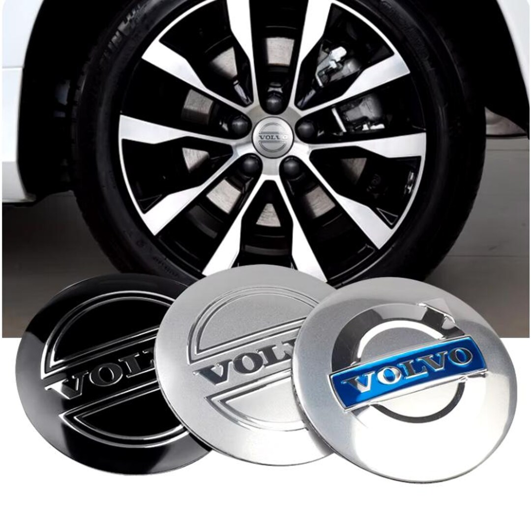 Volvo 4pcs Wheel Center Caps Sticker for Volvo S90 S60 XC60 XC40 XC90 ...