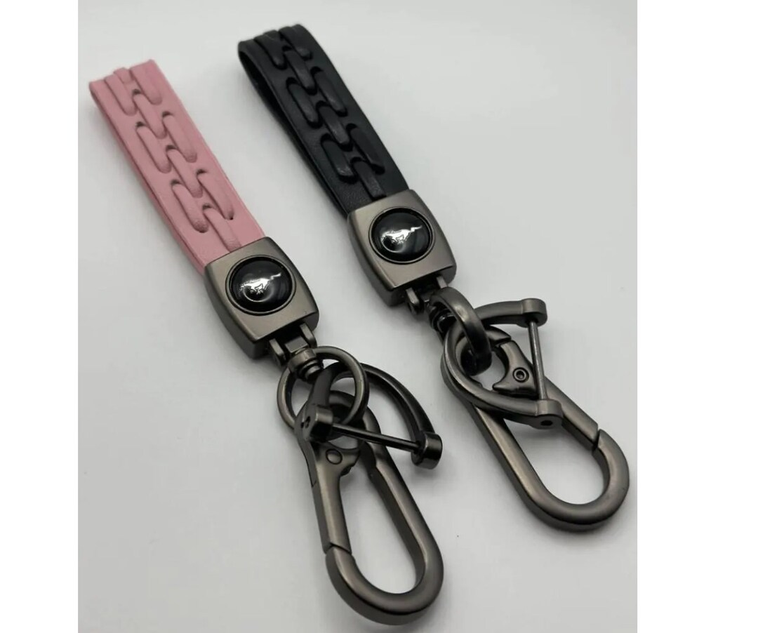 Ford Mustang High Quality Leather Keychain Perfect Gift for Ford ...