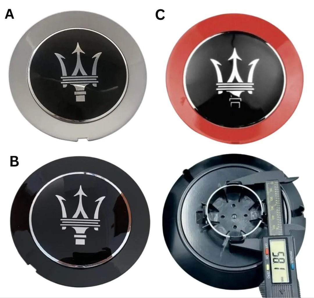 4pcs Car Wheel Center Hub Caps, for Maserati Ghibli Gran Turismo ...