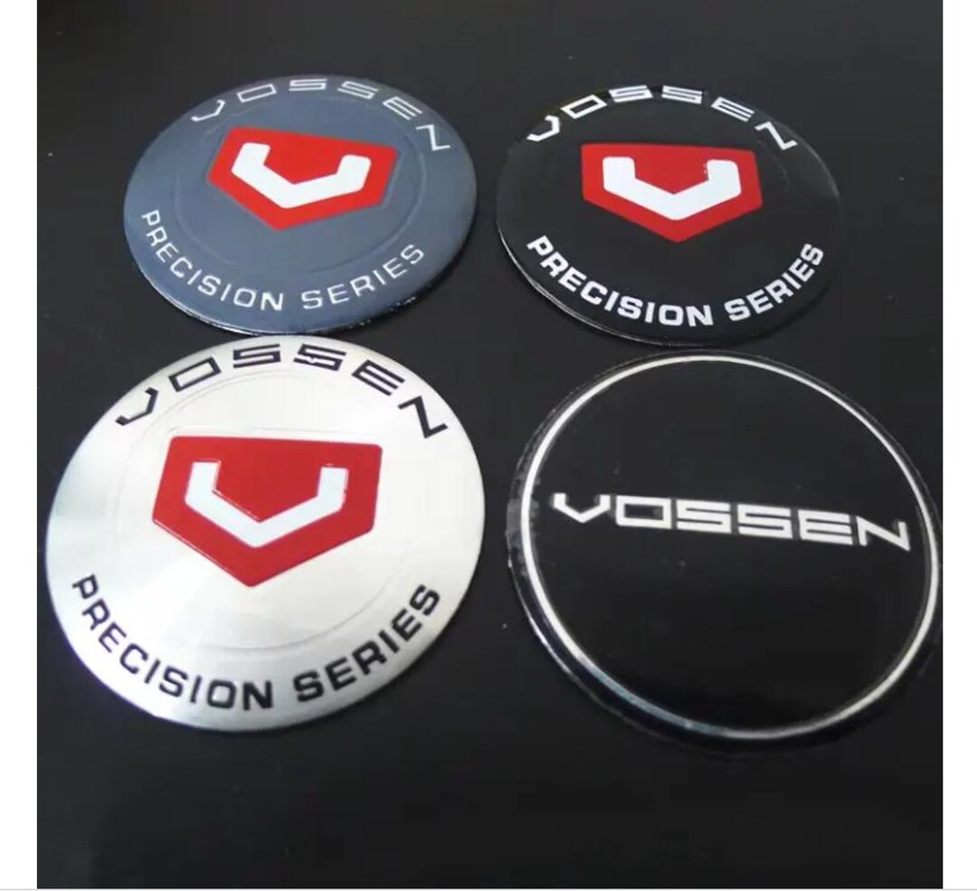 Vossen Car Wheel Hub Emblem Caps, Rim Caps Covers Vossen, 4 Pieces ...