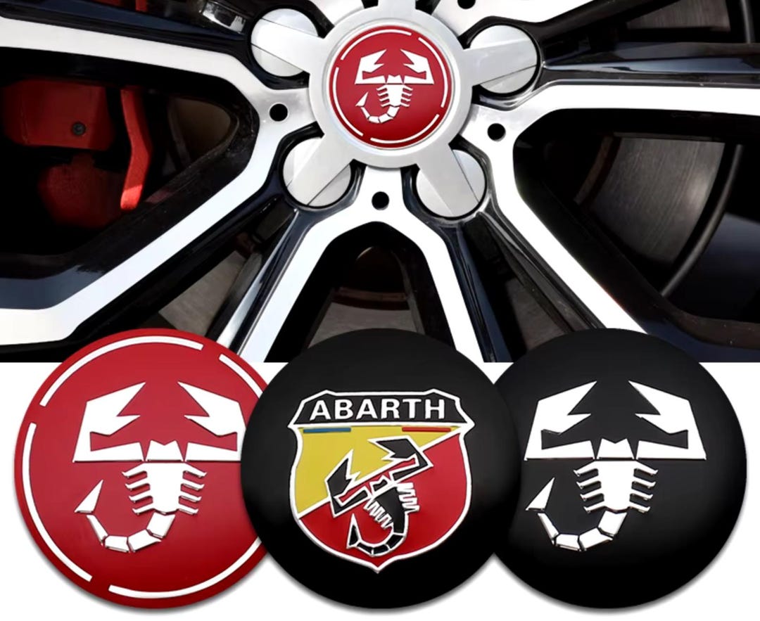 4PC 56mm Scorpion Logo Car Wheel Center Hub Caps Emblem Stickers for ...