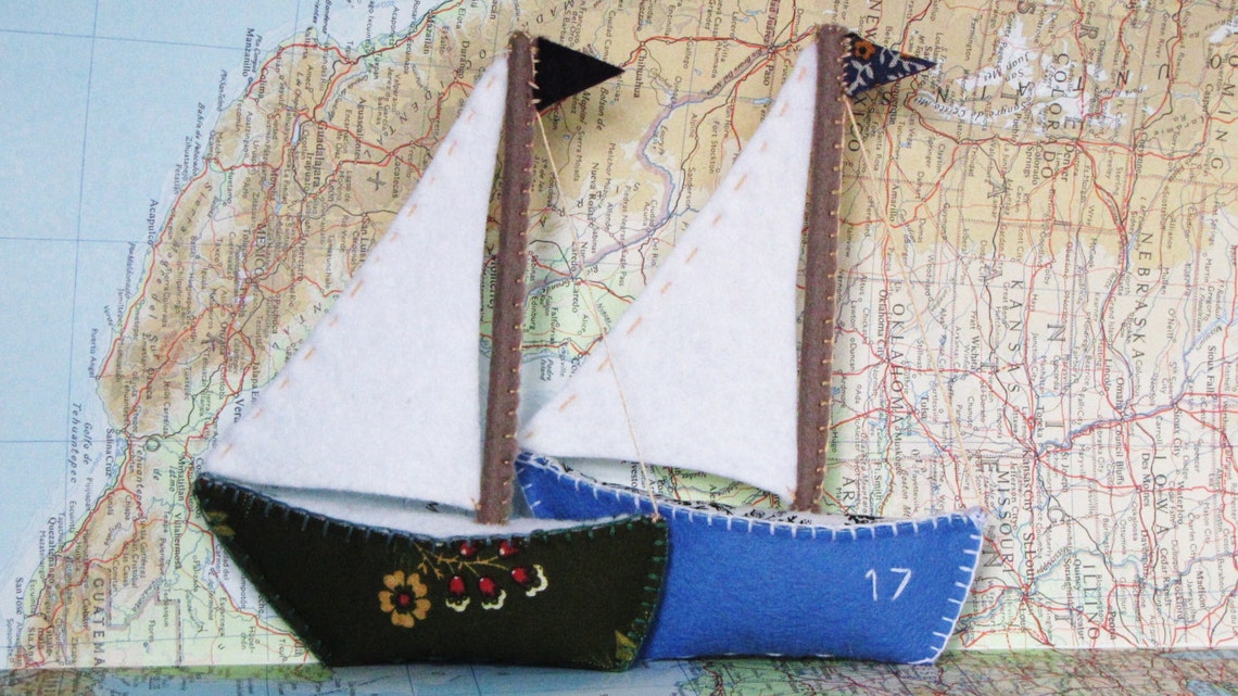 The Little Boat PDF Pattern and Instructions INSTANT - Etsy