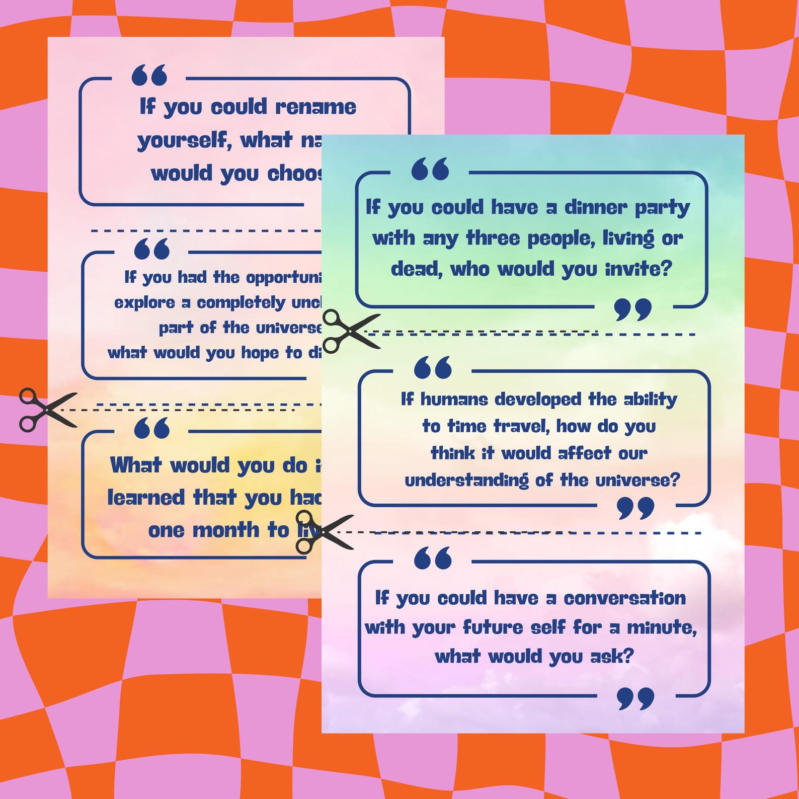 Printable Conversation Starter Cards: 60 Icebreaker Questions for ...