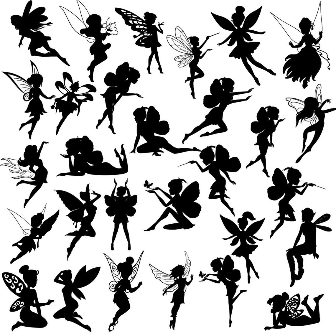 Magic Fairy 300+ SVG & PNG Bundle - Etsy