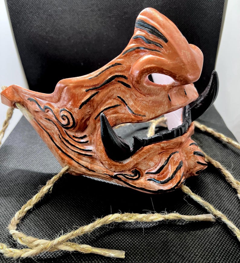 Samurai Half Mask - Etsy