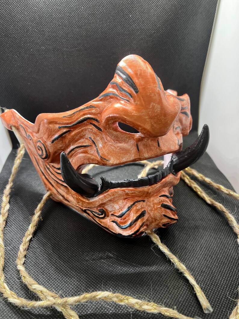 Samurai Half Mask - Etsy