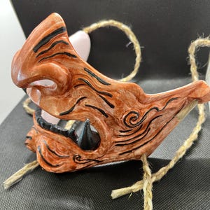 Samurai Half Mask - Etsy