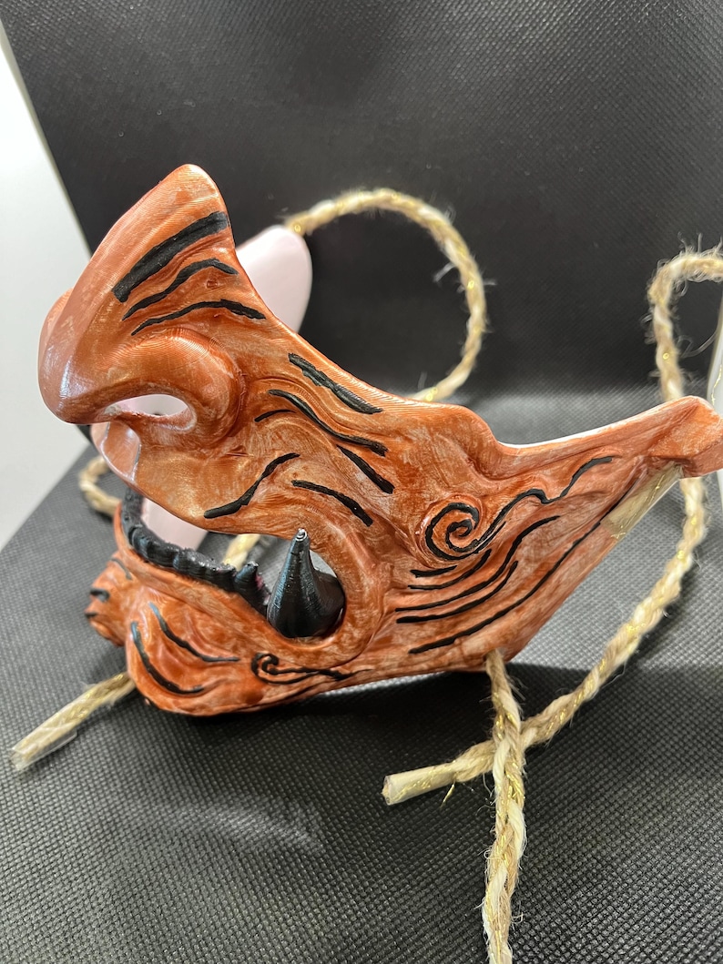 Samurai Half Mask - Etsy