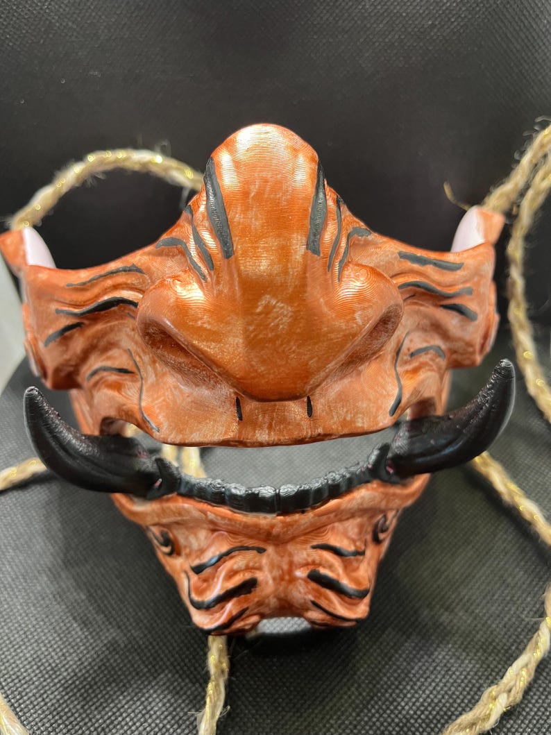Samurai Half Mask - Etsy