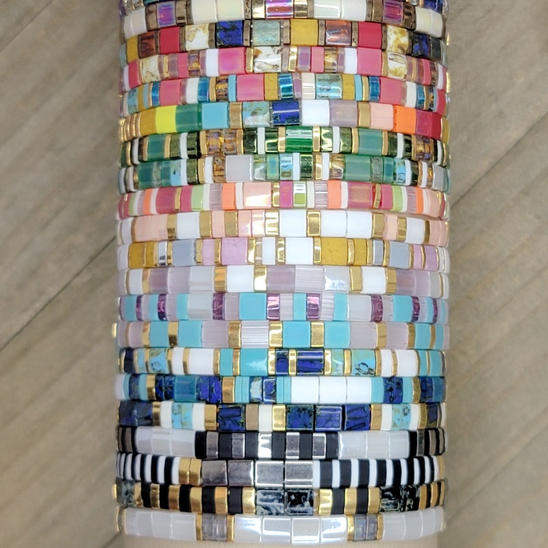 Tile Bracelet - Etsy