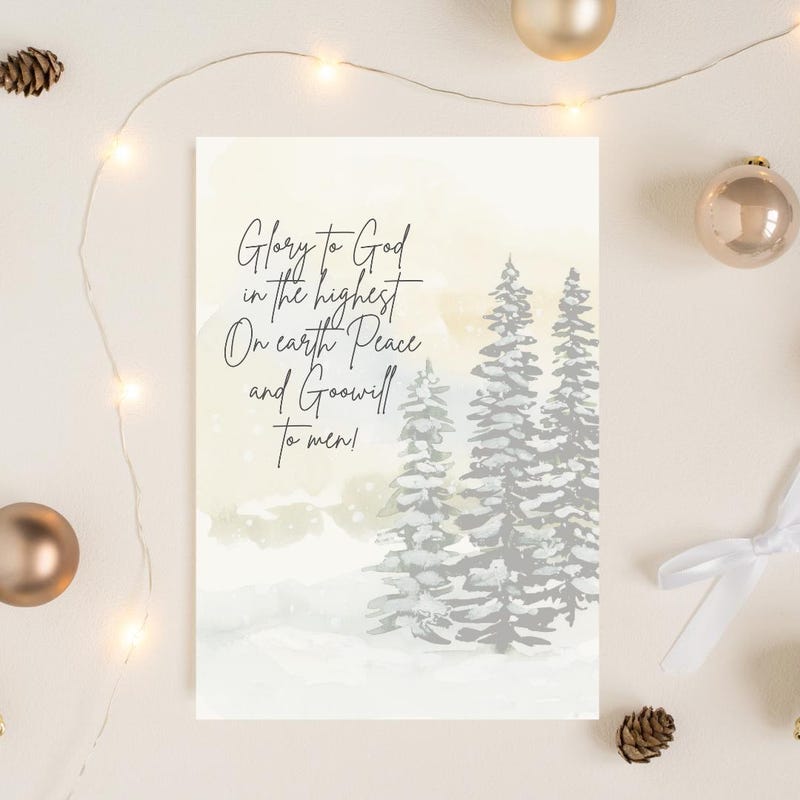 Religious Christmas Cards - Etsy