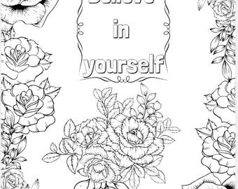 Coloring Pages | Motivational | Mandala | 3 Pages | PDF (love & Peace ...