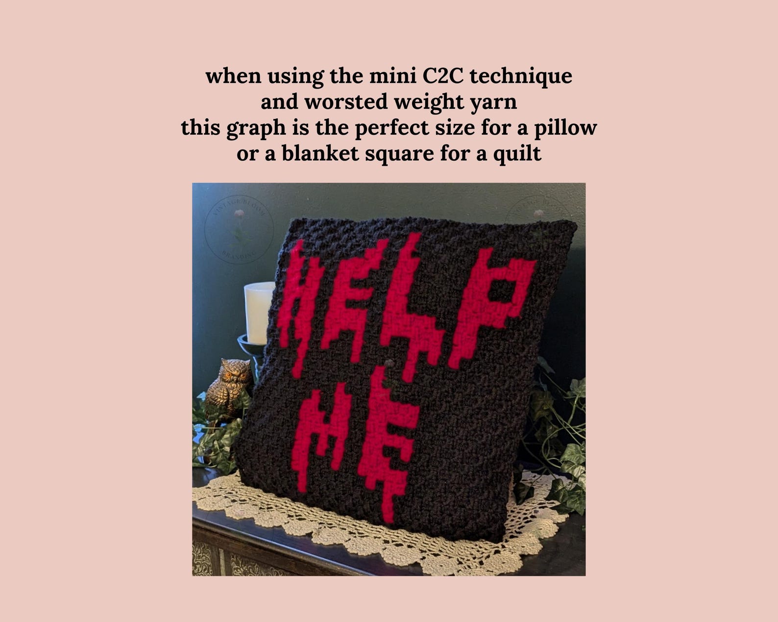 Blank C2C Graph for C2C Crochet Pattern C2C Mini Beginner Crochet C2C ...