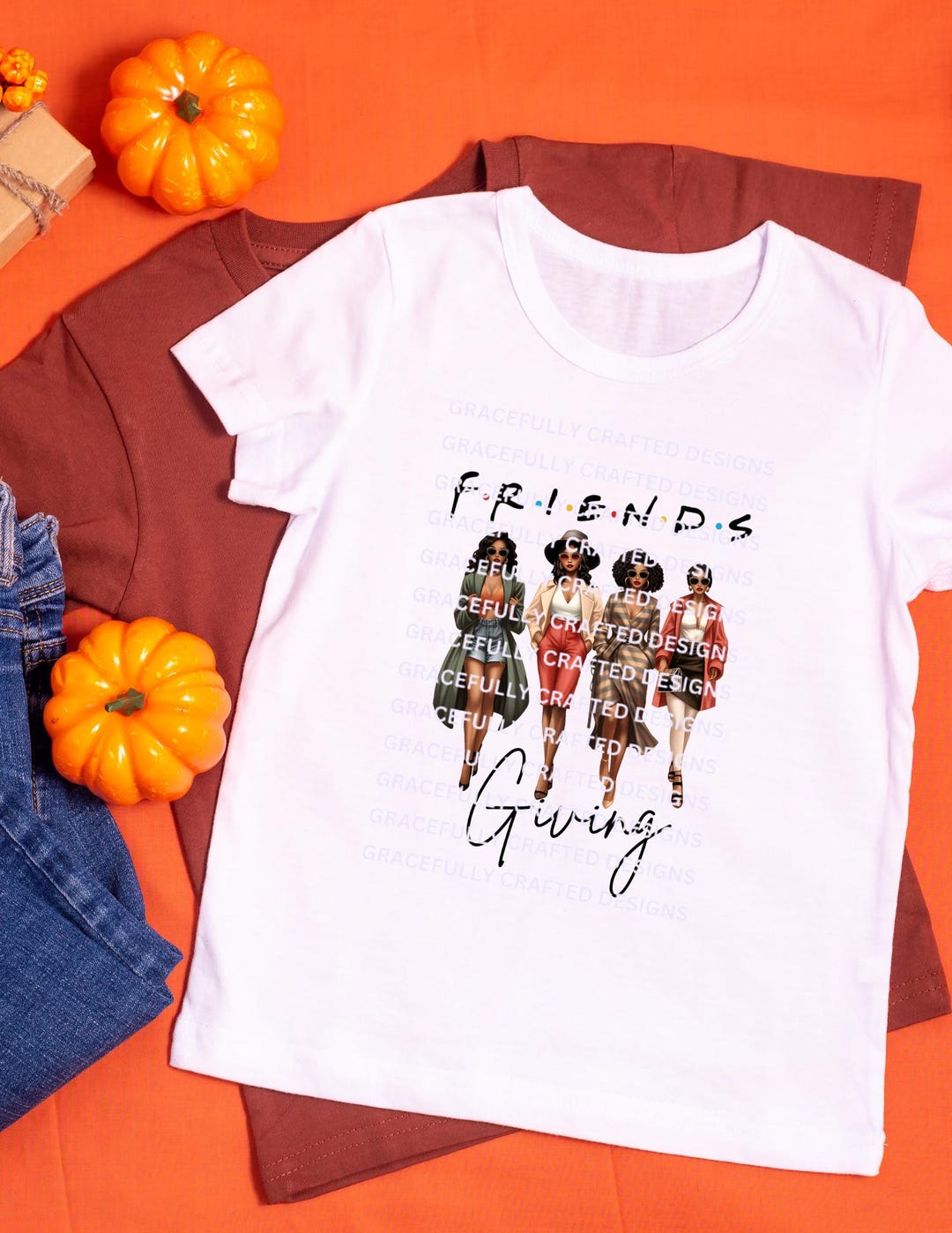 Digital Friendsgiving PNG, Friendsgiving 2024, Friendsgiving Shirt ...