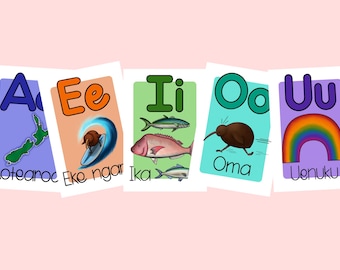 Colouring in Māori Alphabet - Digital Print 15 Letters - Etsy