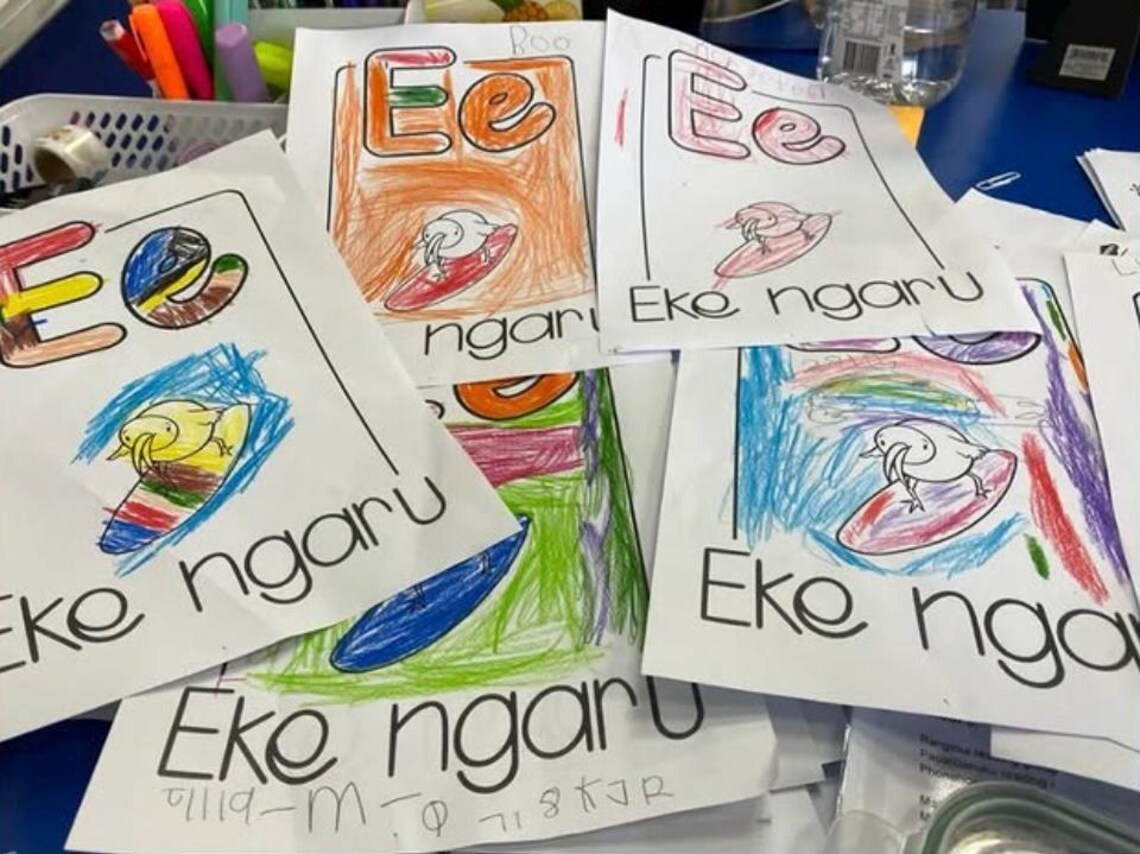Colouring in Māori Alphabet - Digital Print 15 Letters - Etsy