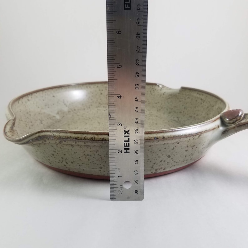 Handmade, Pottery Large Skillet in Flameware Clay - Etsy