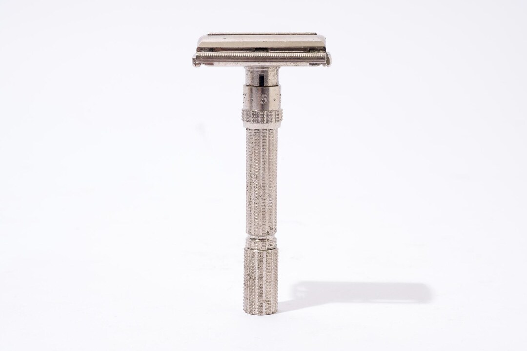 Gillette Slim Adjustable Double Edge Safety Razor, Original Condition ...